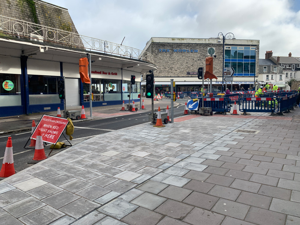 Swanage town centre enhancements in 2020 from Virtual Swanage