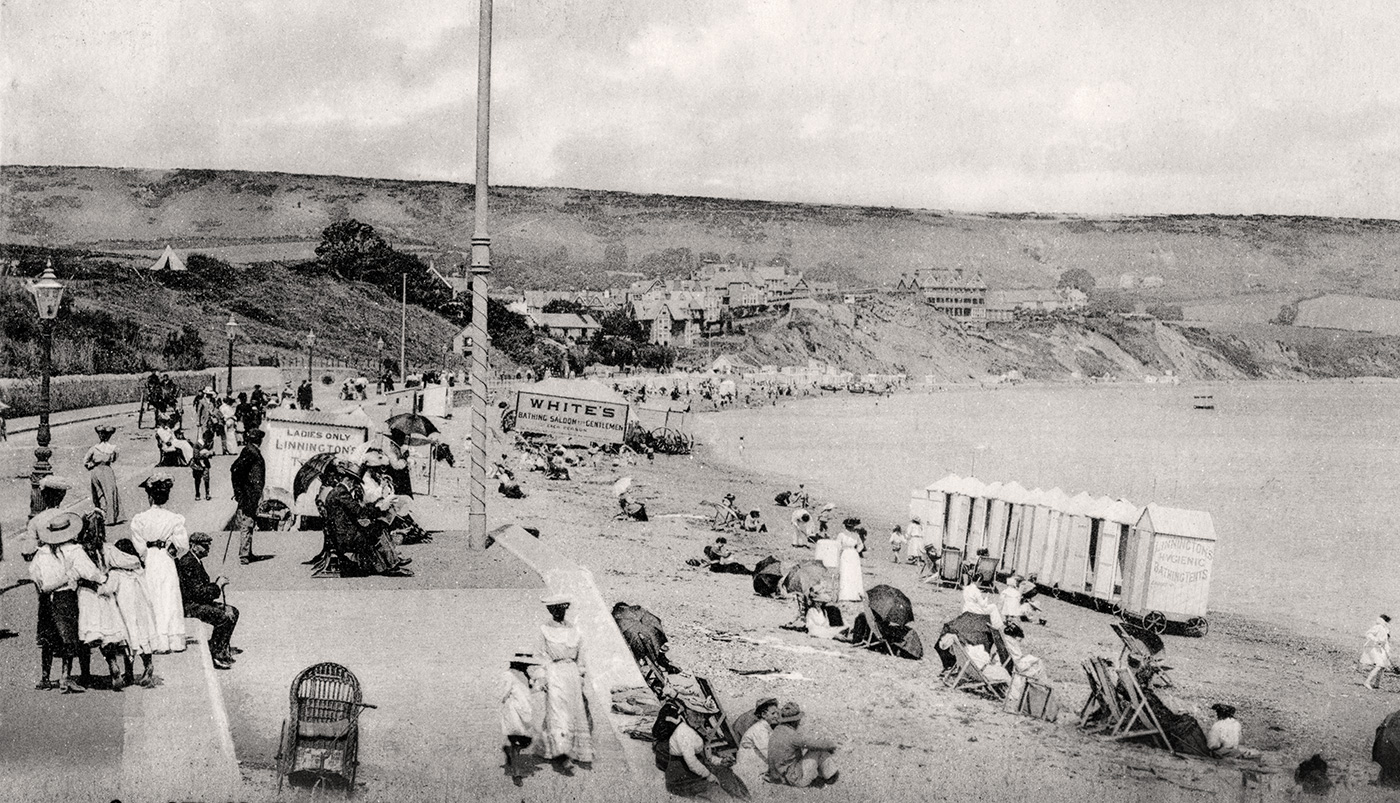 The Promenade and Beach in Swanage in 1800s | Swanage gallery