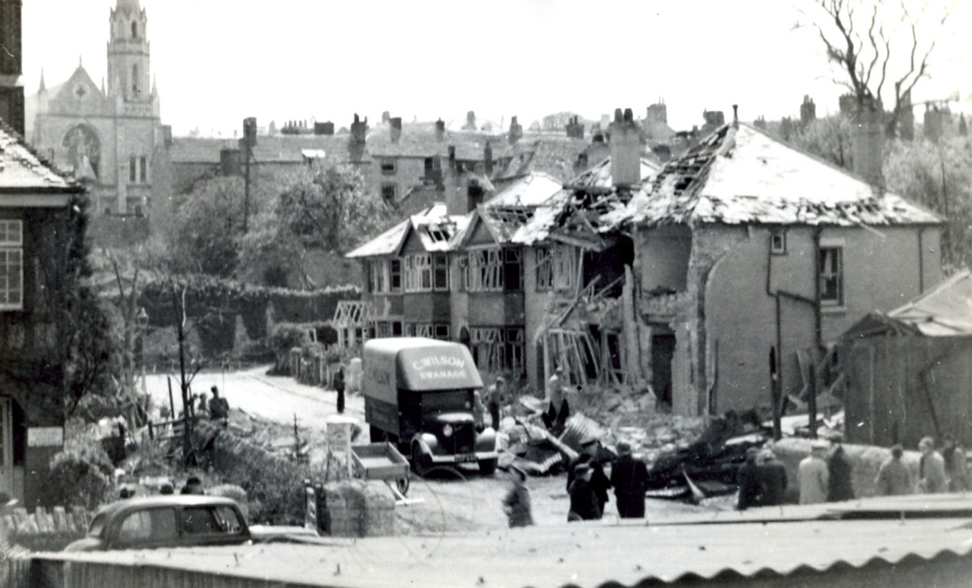 Springfield Road Bomb Damage in the Virtual Swanage gallery