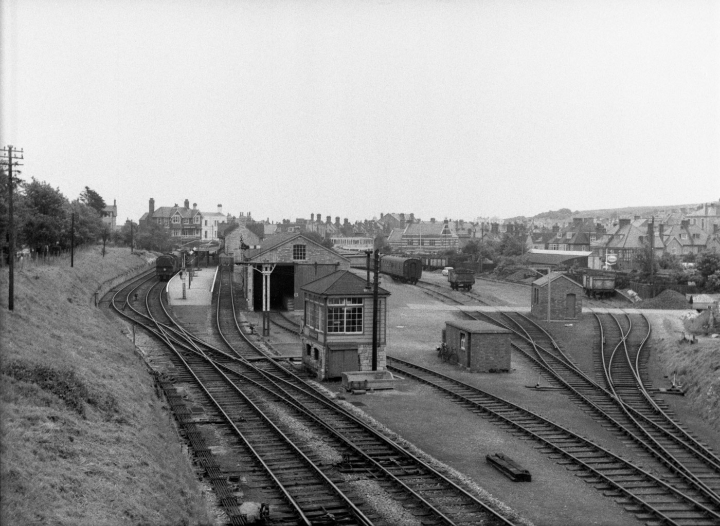 Swanage Railway and coal yard in 1965 | Swanage gallery