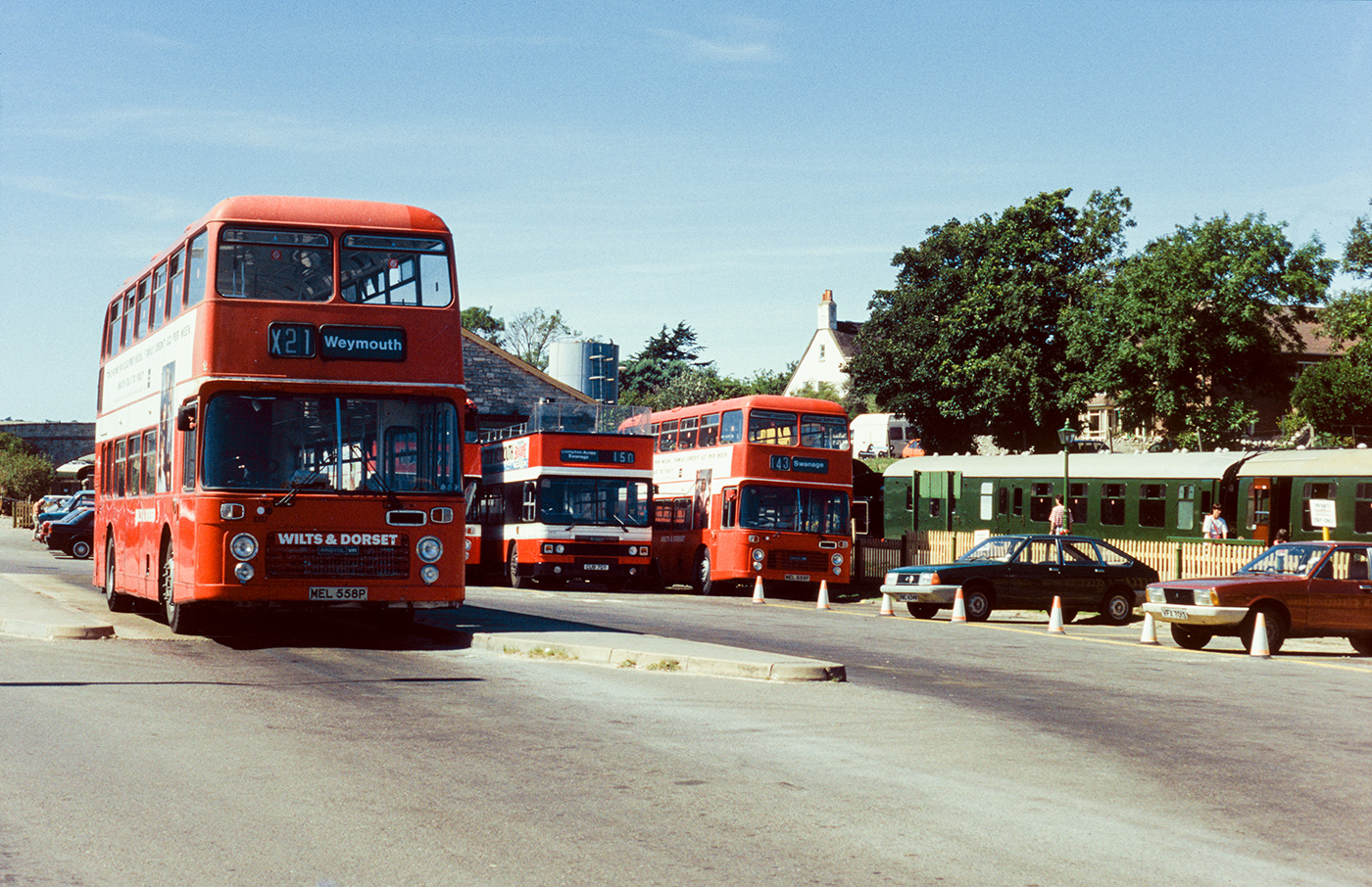 Busses at the old bus station | Swanage gallery