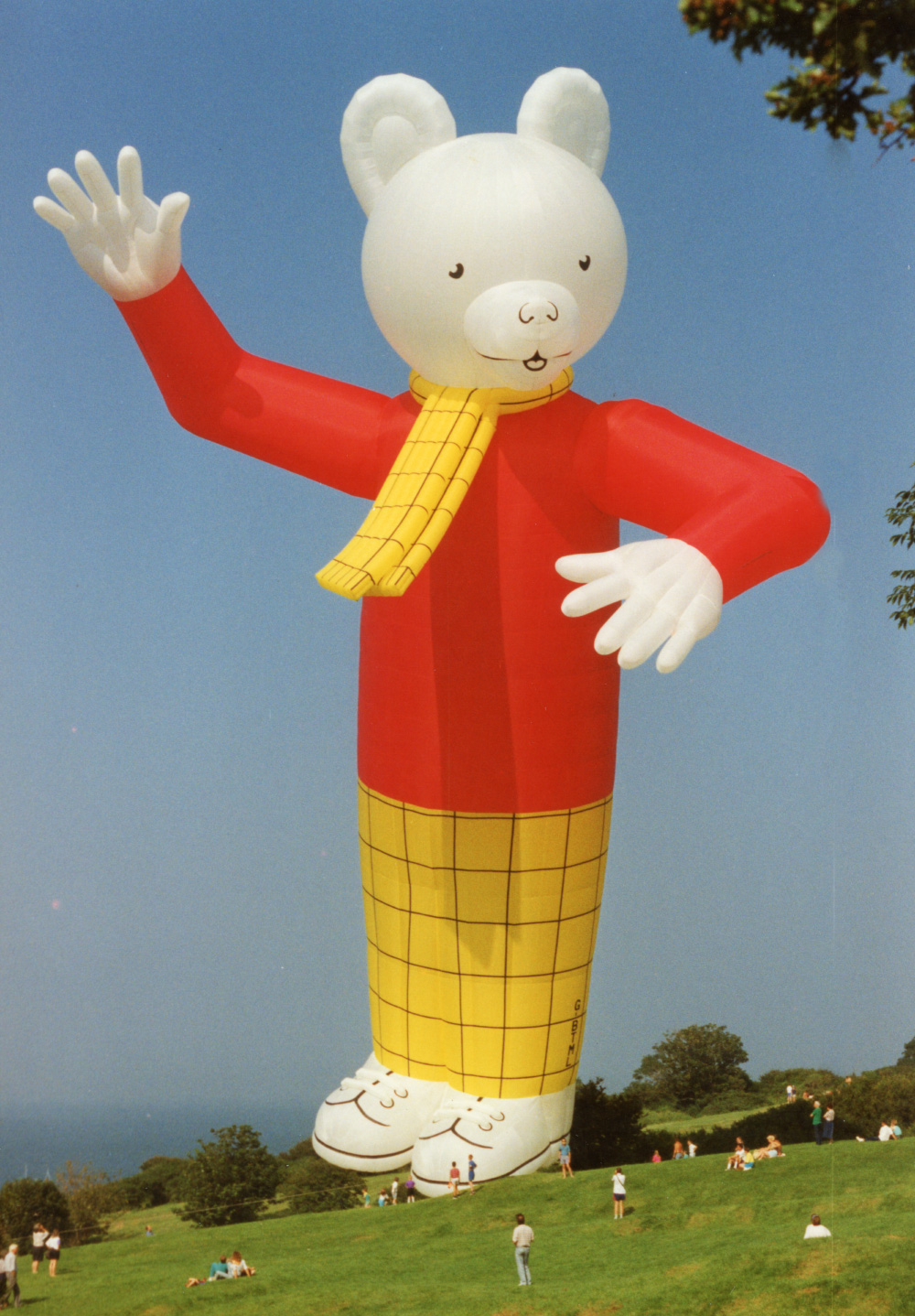 Rupert the Bear Balloon on the Downs in the Virtual Swanage gallery
