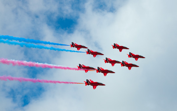 Red Arrows Display | Swanage gallery