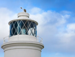 Anvil Point Lighthouse from Virtual Swanage