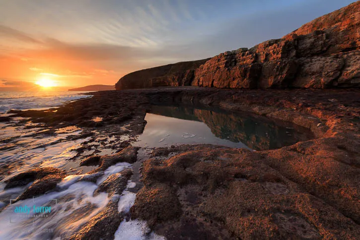 Dancing Ledge Pool by Andy Farrer