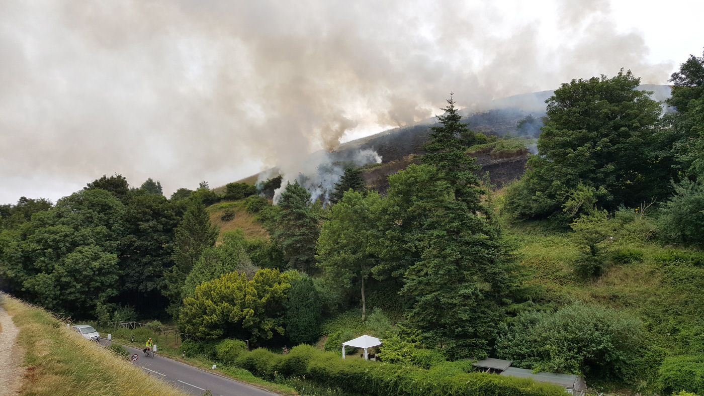 Hill Fire at Corfe Castle | Swanage gallery