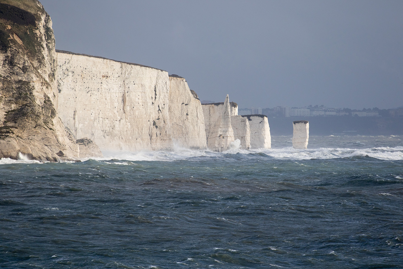 Old Harry in Storm Alex | Swanage gallery