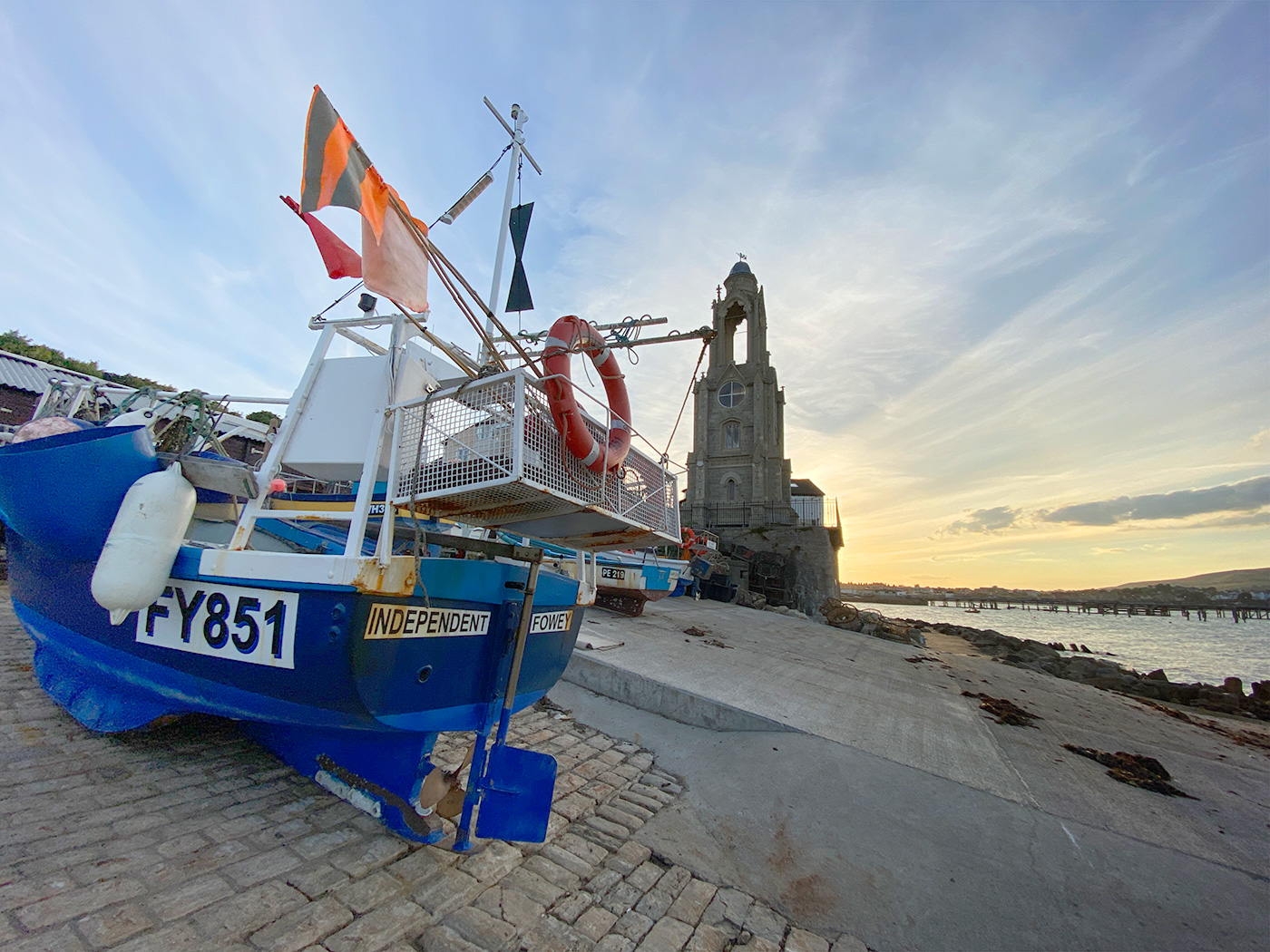 Fishing Boat and the Clock Tower | Swanage gallery