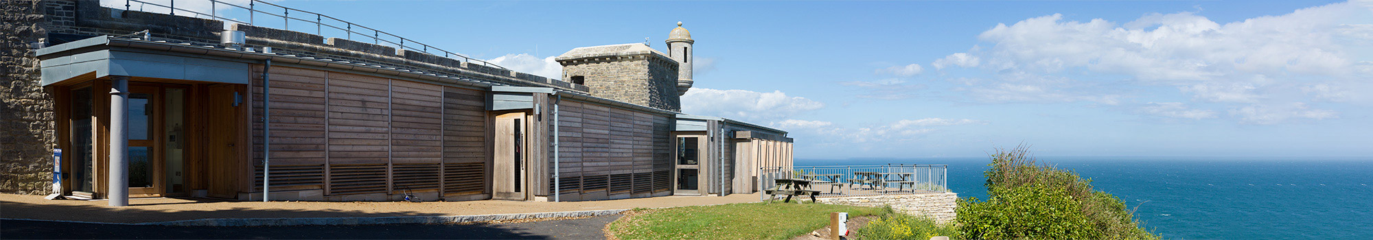 Durlston Castle in Durlston Country Park near Swanage