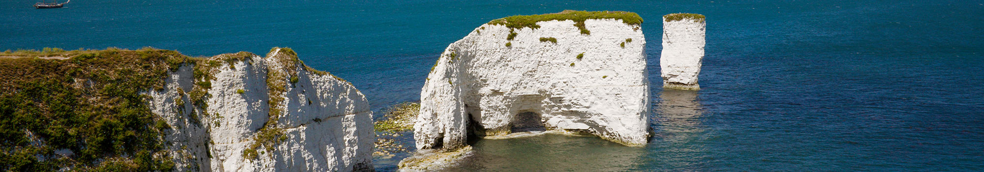 Old Harry Rocks from Virtual Swanage