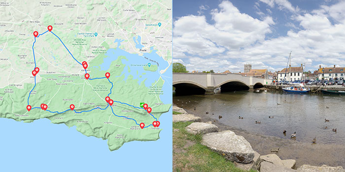 Cycling Routes in the Isle of Purbeck from Virtual Swanage