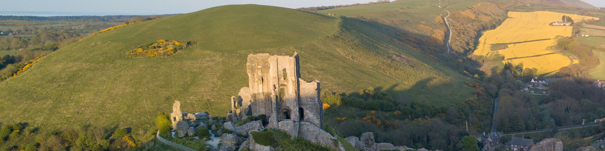 Rempstone Forest to Corfe Castle Cycle route from Virtual Swanage
