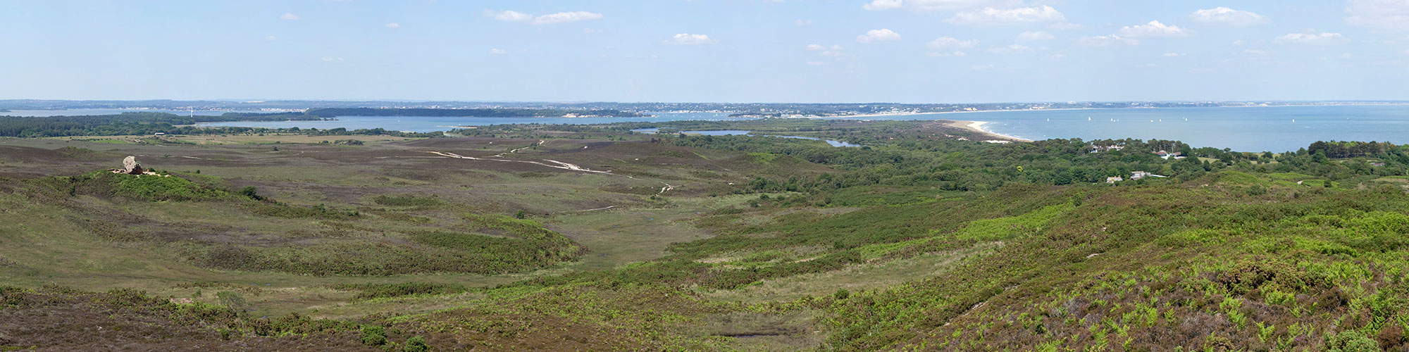 Studland Village to Agglestone Rock Walk Walking route from Virtual Swanage