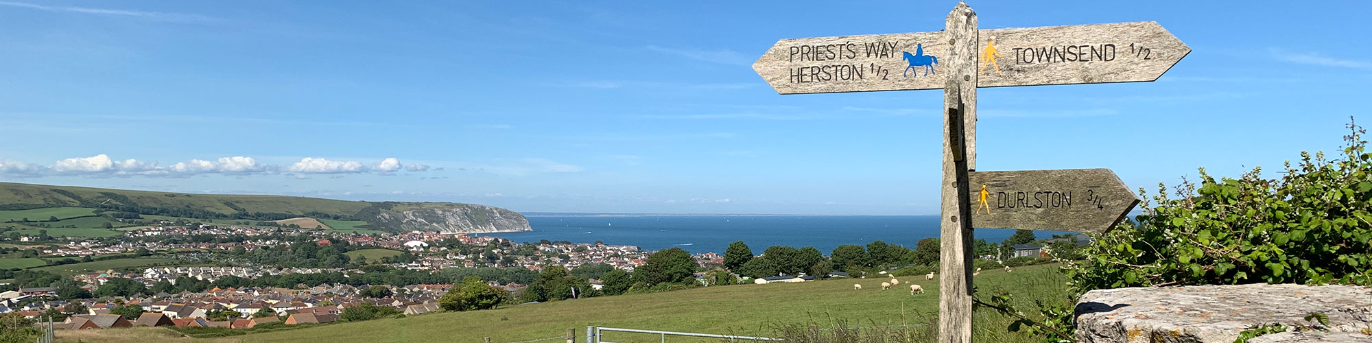 Durlston to Priest Way Walk Walking route from Virtual Swanage